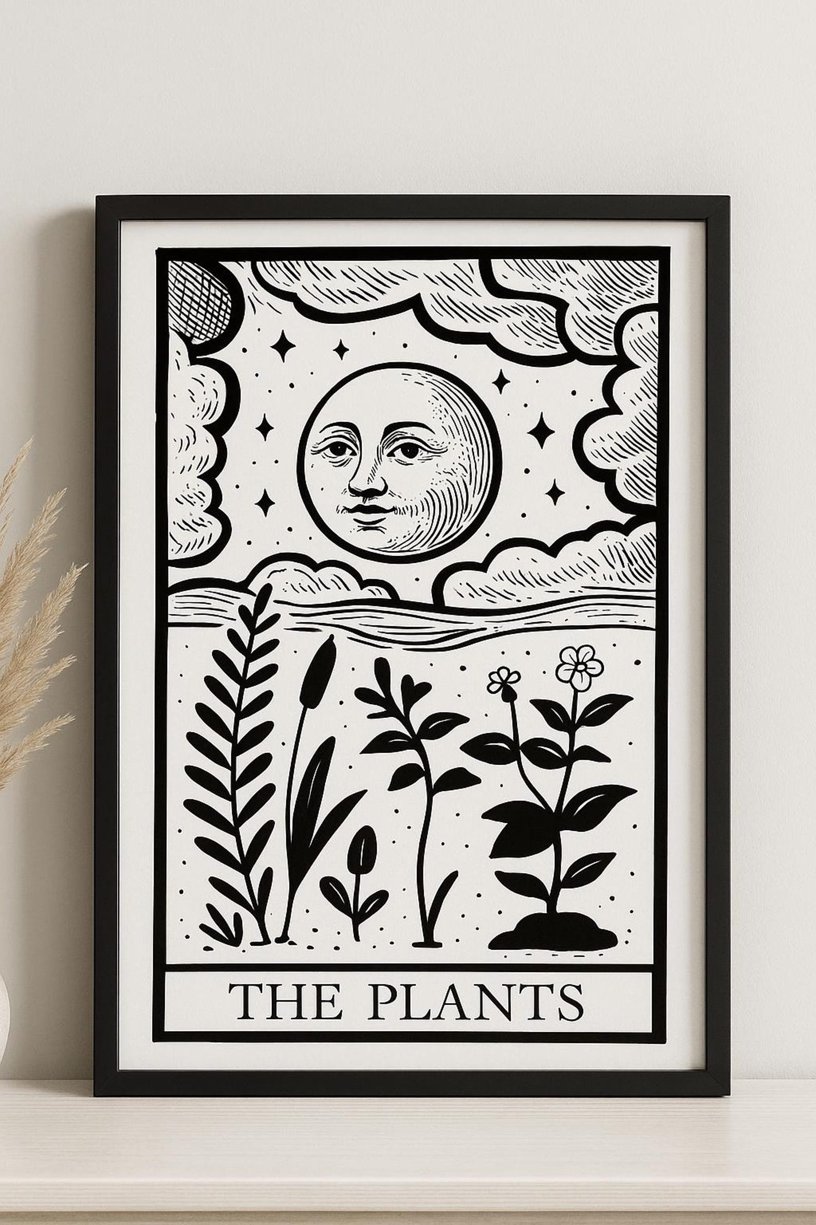 The Plants – Vintage Botanical Tarot-inspired Digital Print | Celestial ...