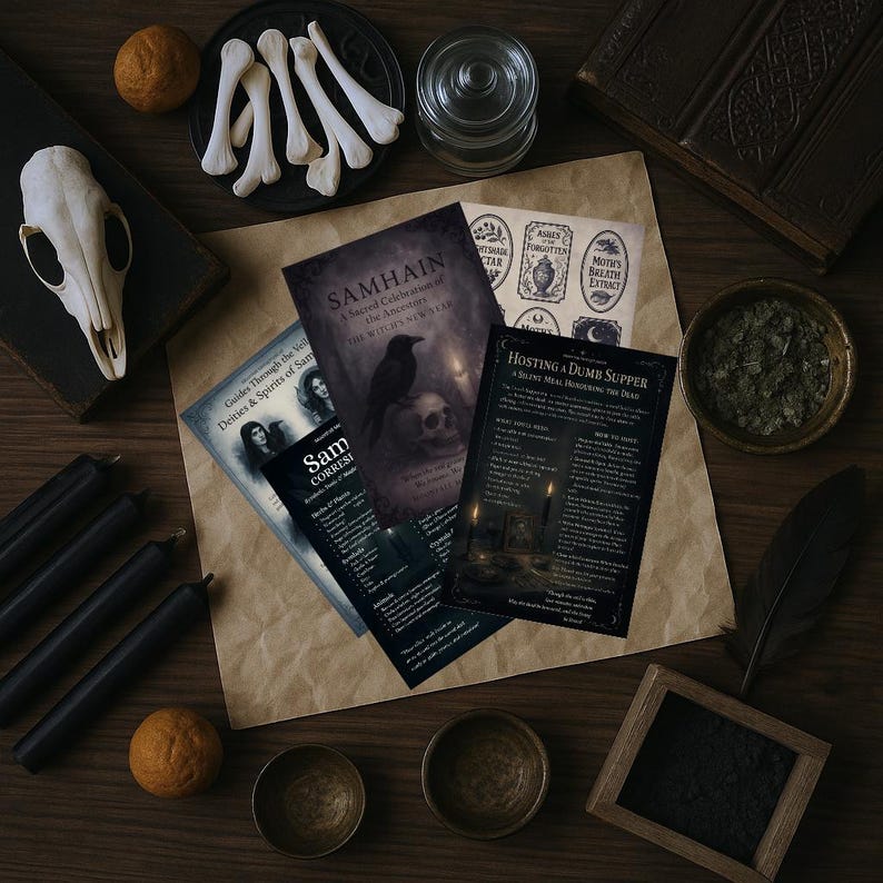 Deluxe Samhain Sabbat Printable | Rituals, Shadow Work, Spirit Communication & Altar Inspiration ...