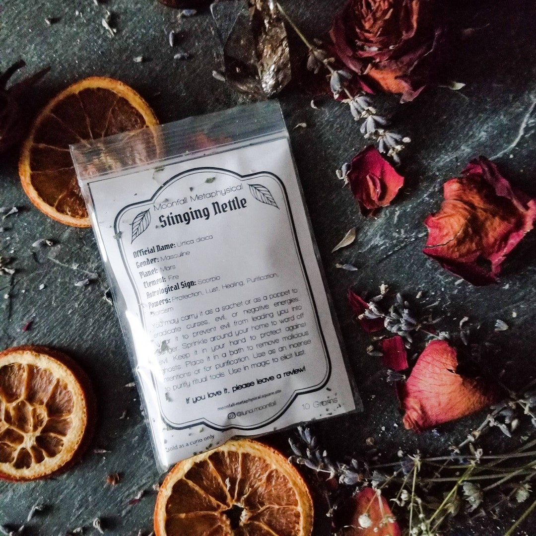 Nettle Leaf Witchcraft Witch Herbs Hex Reversal Glamour Warding ...