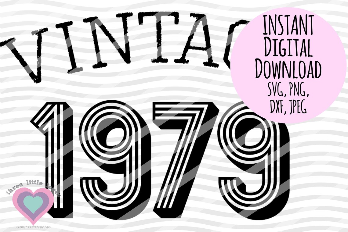1970s SVG Bundle Vintage 1970-79 SVG Clipart 1974 Birthday - Etsy