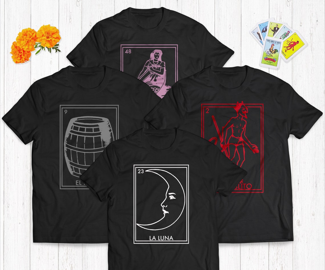 Crew Neck Unisex La Loteria Shirts Mexican Bingo crewneck | Etsy