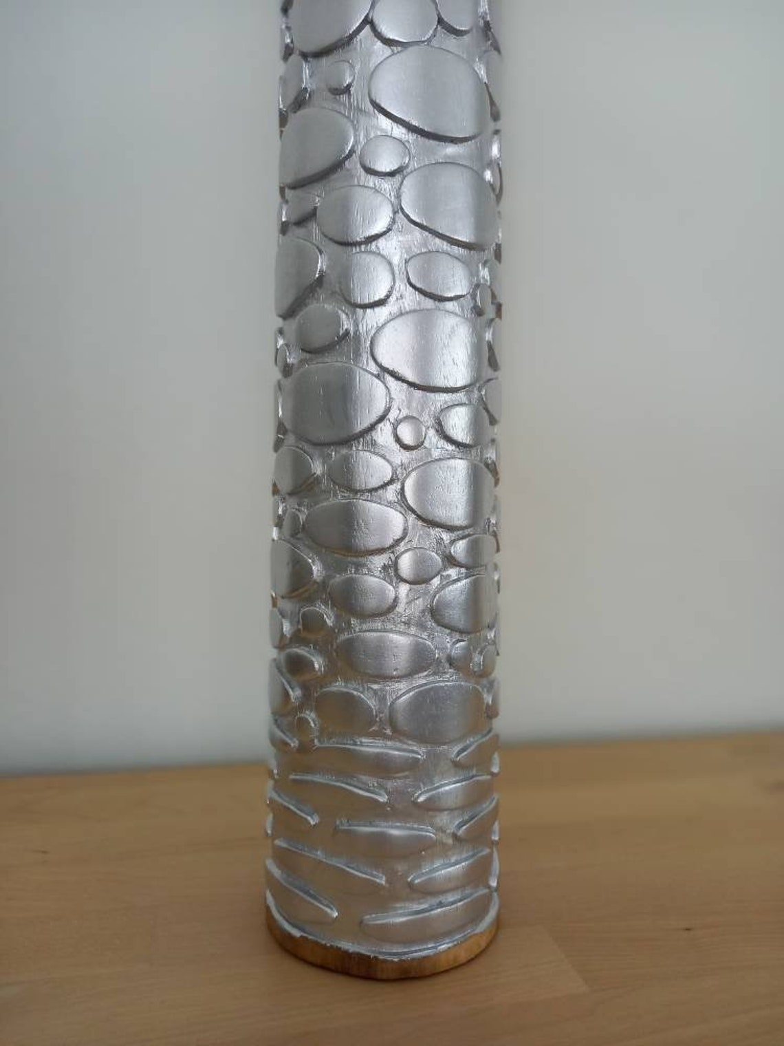 Abstract Silver Cylindrical - Etsy