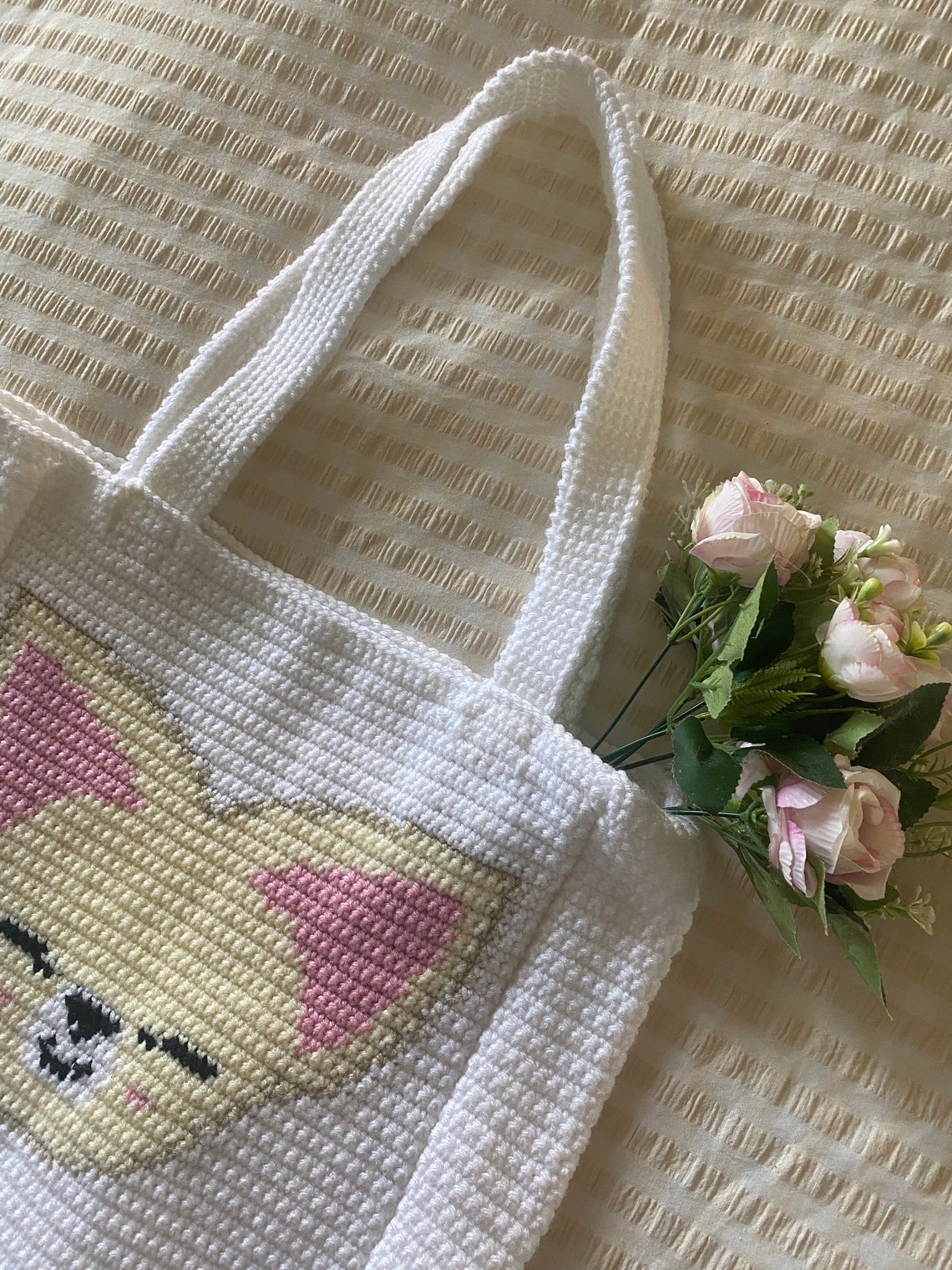 Foxiny Tapestry Crochet Tote Bag Pattern, Stray Kids Kpop (PDF Pattern ...