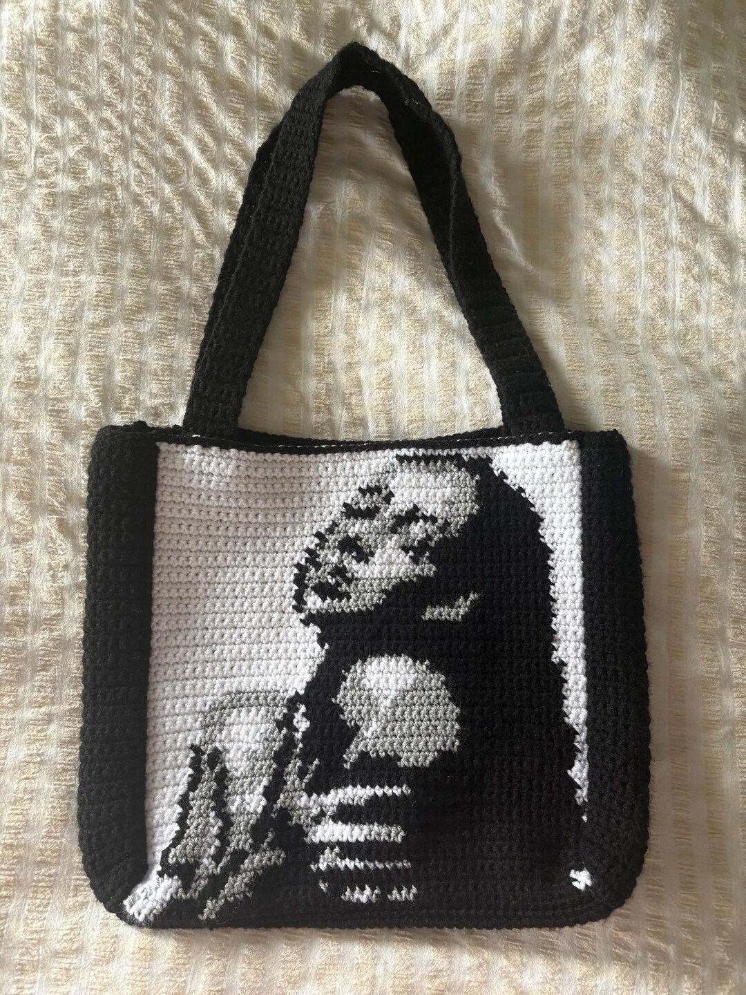 PATTERN- Crochet Sade Tote Bag, Music Tapestry Tote Bag Pattern. - Etsy
