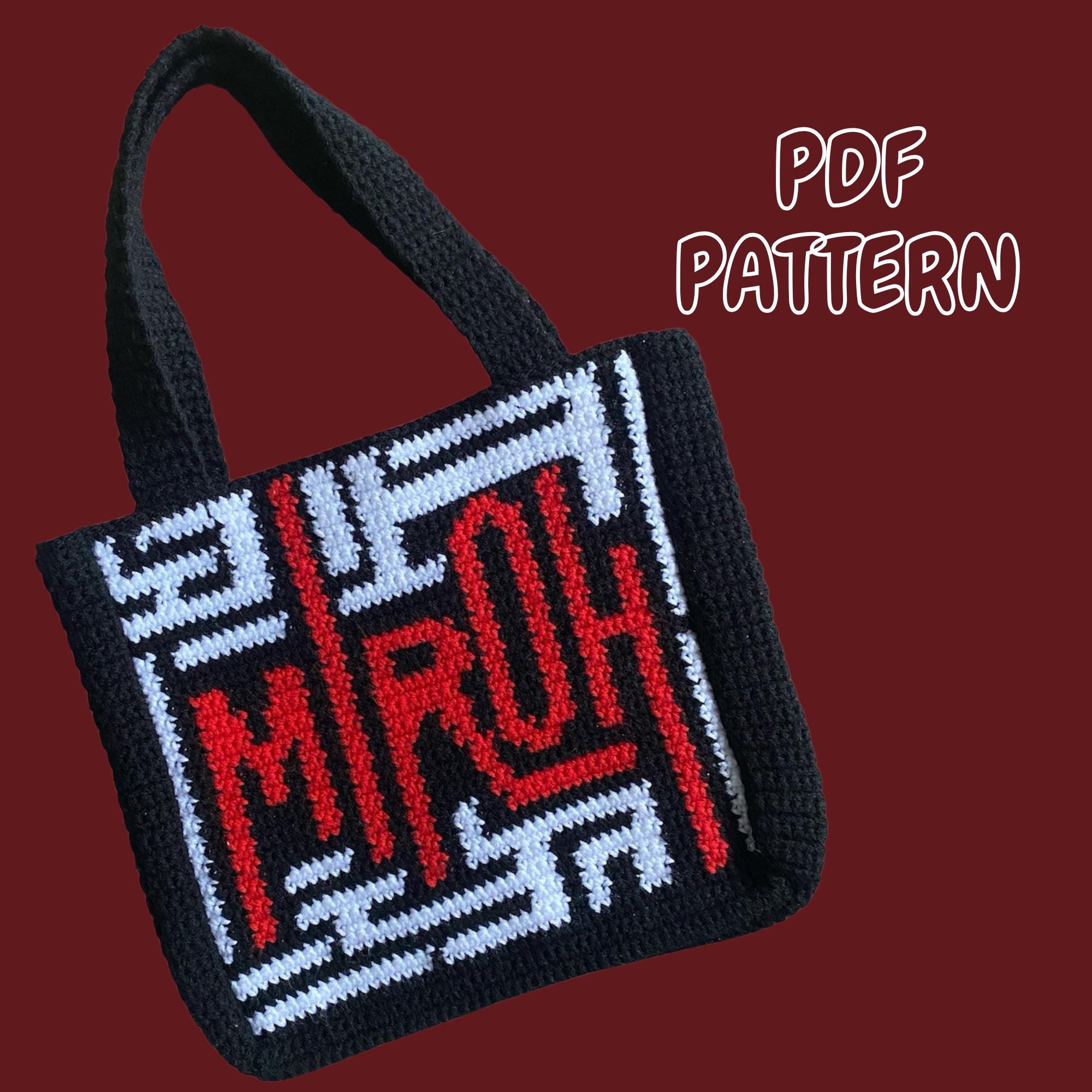 CROCHET PATTERN, KPOP, Straykids, Skz Tapestry Tote Pattern, Miroh Bag ...