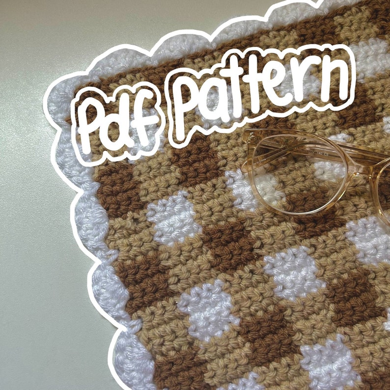 Gingham Desk Mat Pattern - Etsy