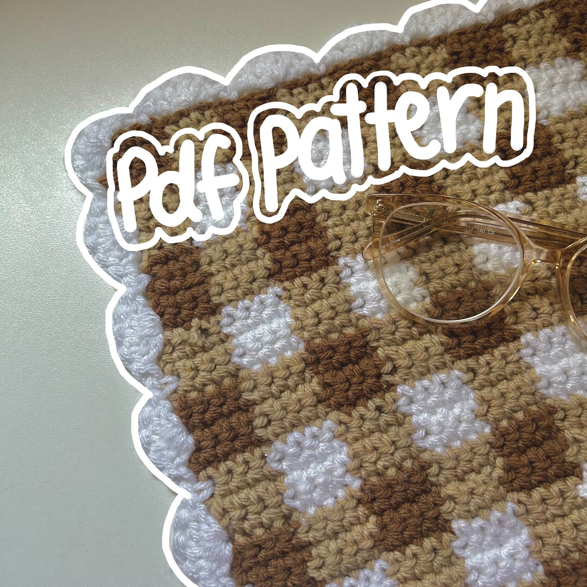 Gingham Desk Mat Pattern - Etsy