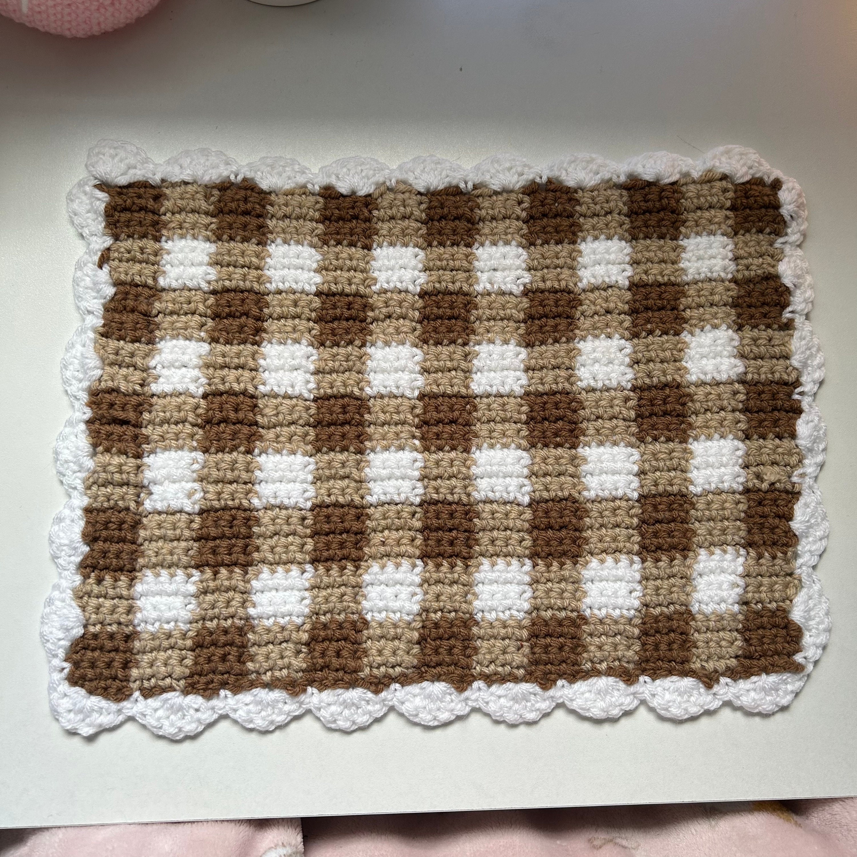 Gingham Desk Mat Pattern - Etsy