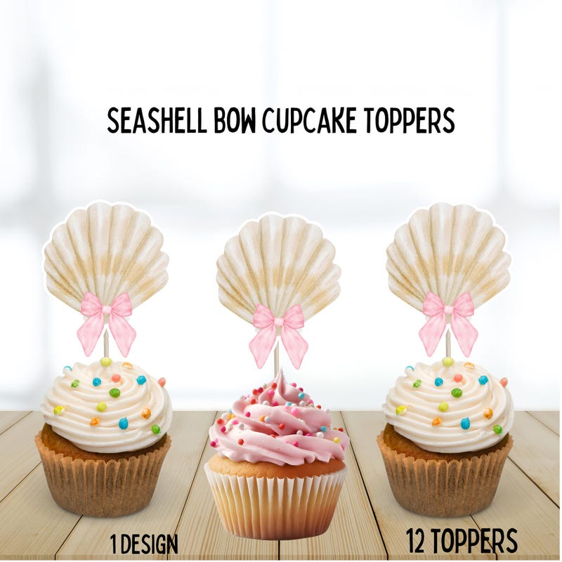 Seashell Cake Topper - Etsy