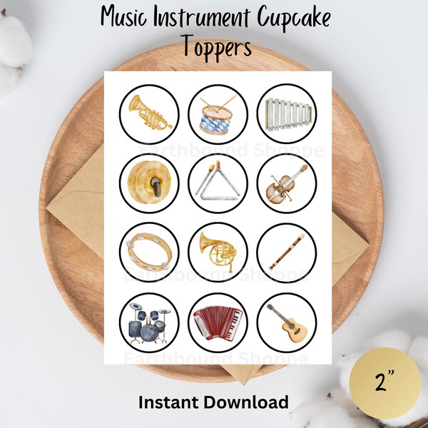 Music Cupcake - Etsy