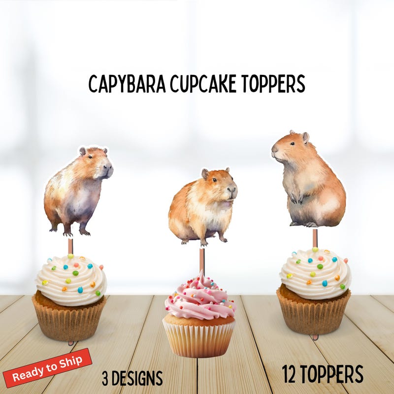 Topper de capibara - Etsy México