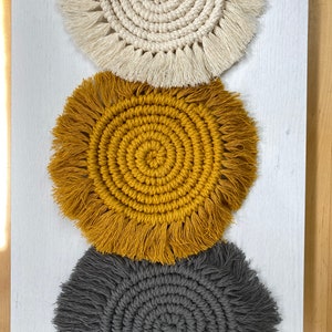 Macrame Trivet, Handmade Pot Coaster, Large Macrame Coaster, Hot Pad ...