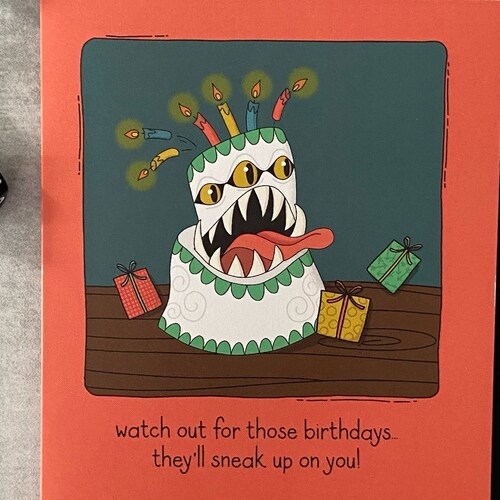 Birthday Mimic D&D/RPG Birthday Card | Etsy