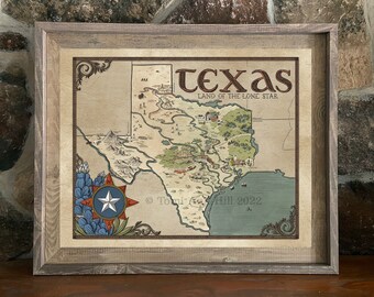 Hand Drawn Fantasy Map | Etsy