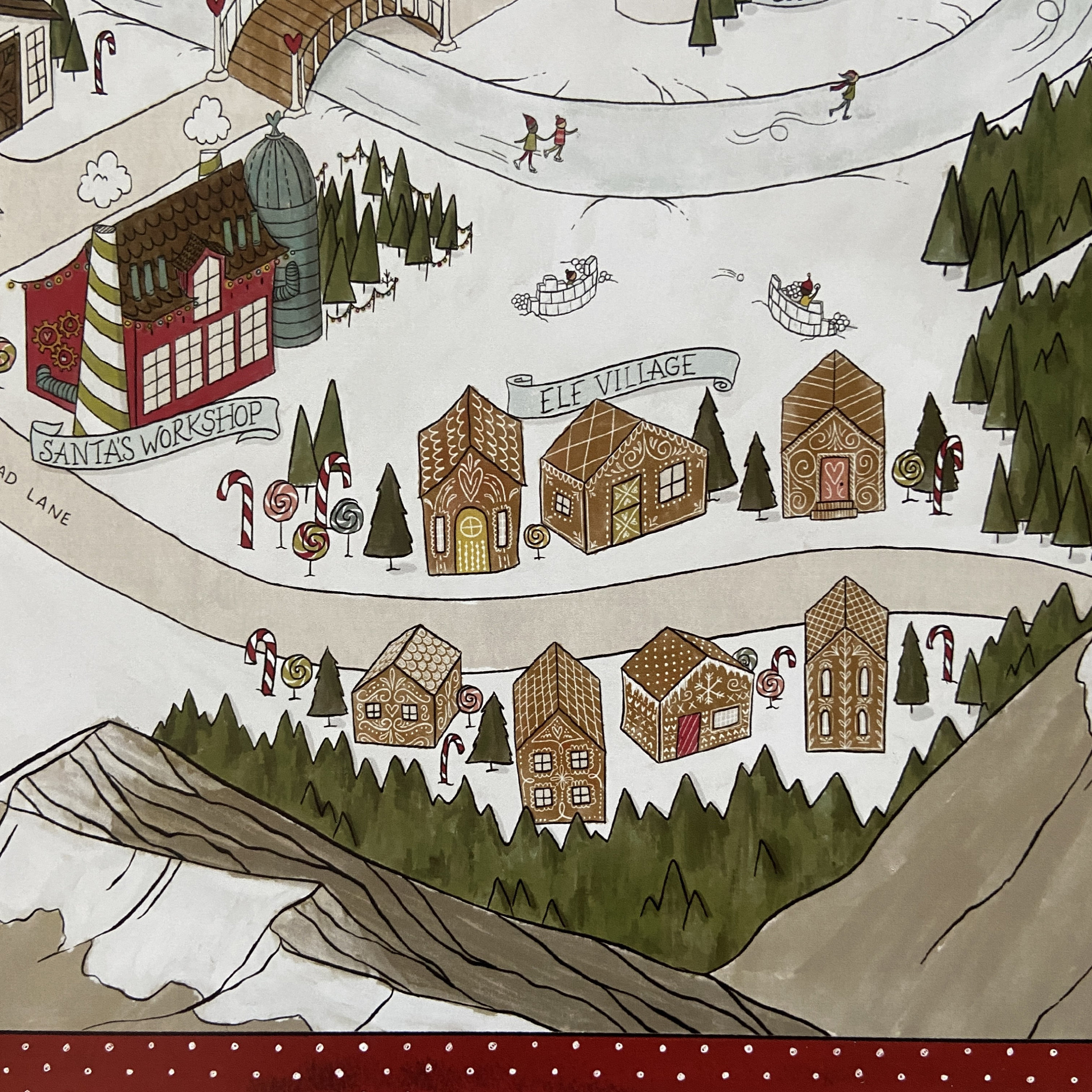 Santa North Pole Map