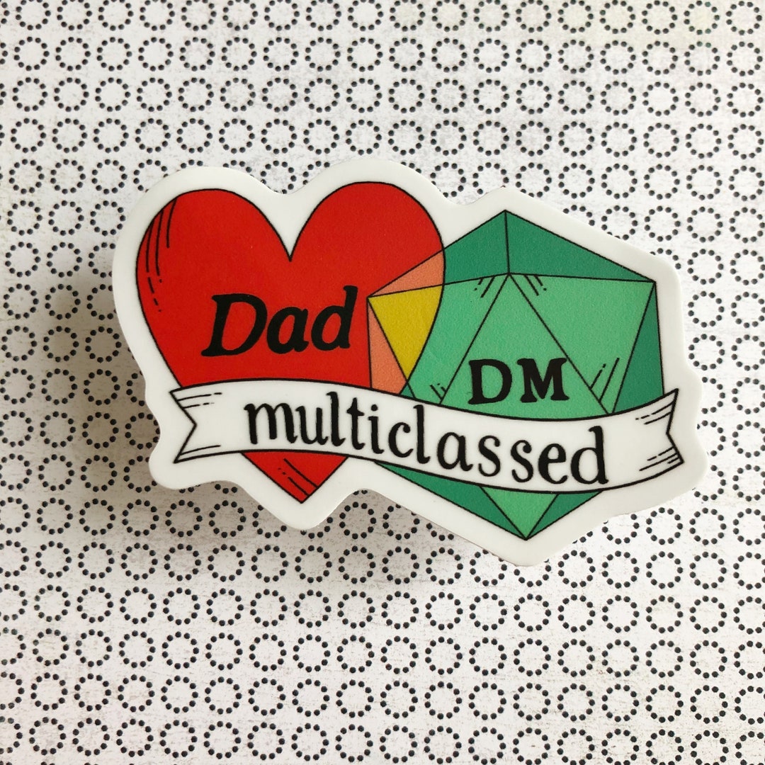 DM Dad D&D Vinyl Sticker Waterproof, Uv-proof - Etsy