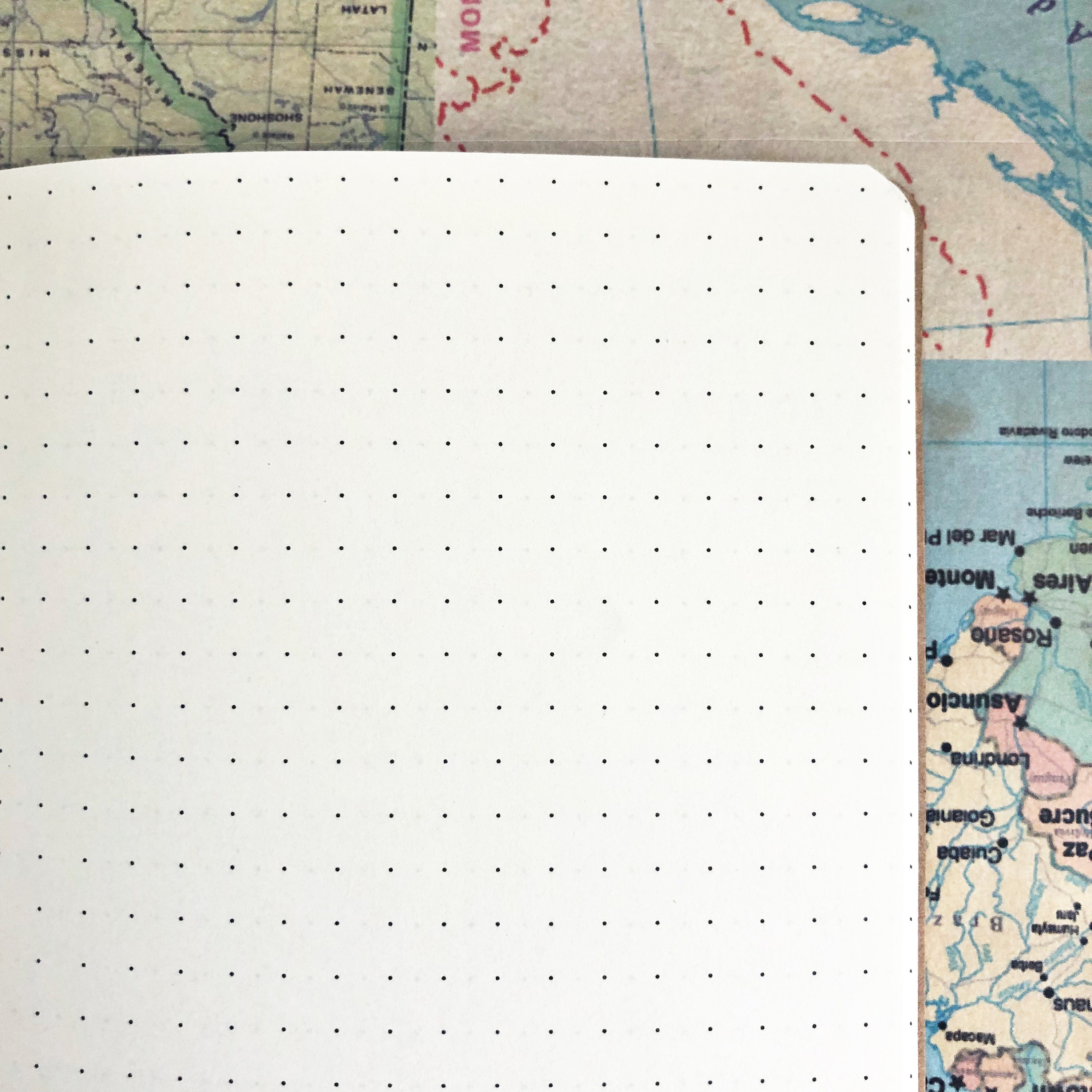 Notebook of Holding A5 dot grid notebook insert | Etsy