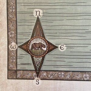 California Fantasy Map Hand-drawn Illustrated Map of California 11x14 ...