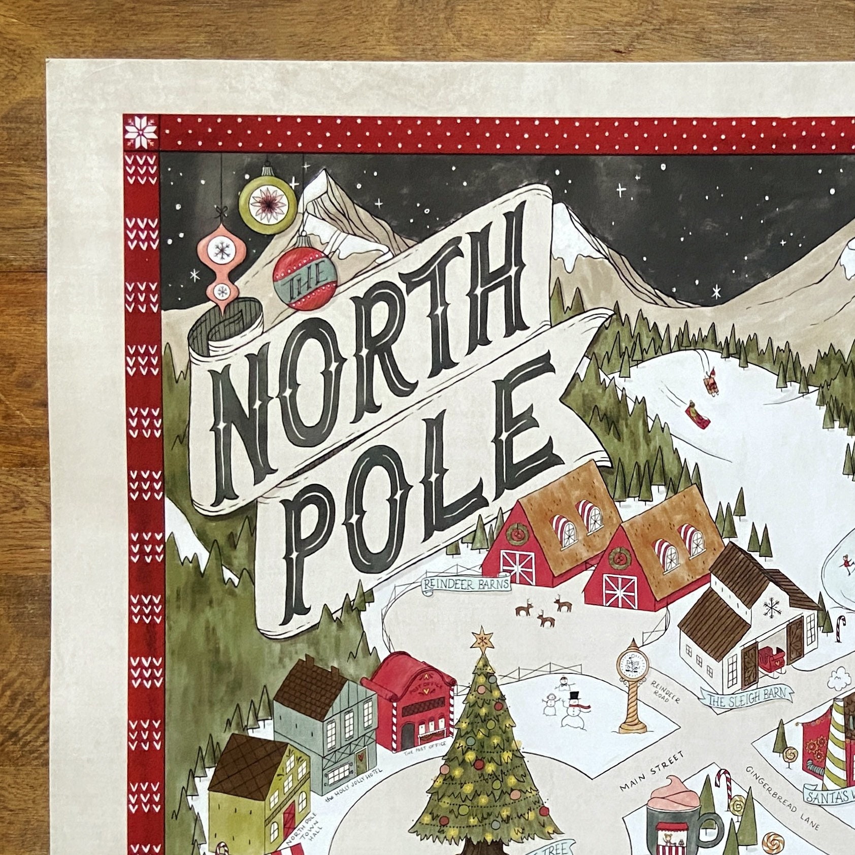 Santa North Pole Map