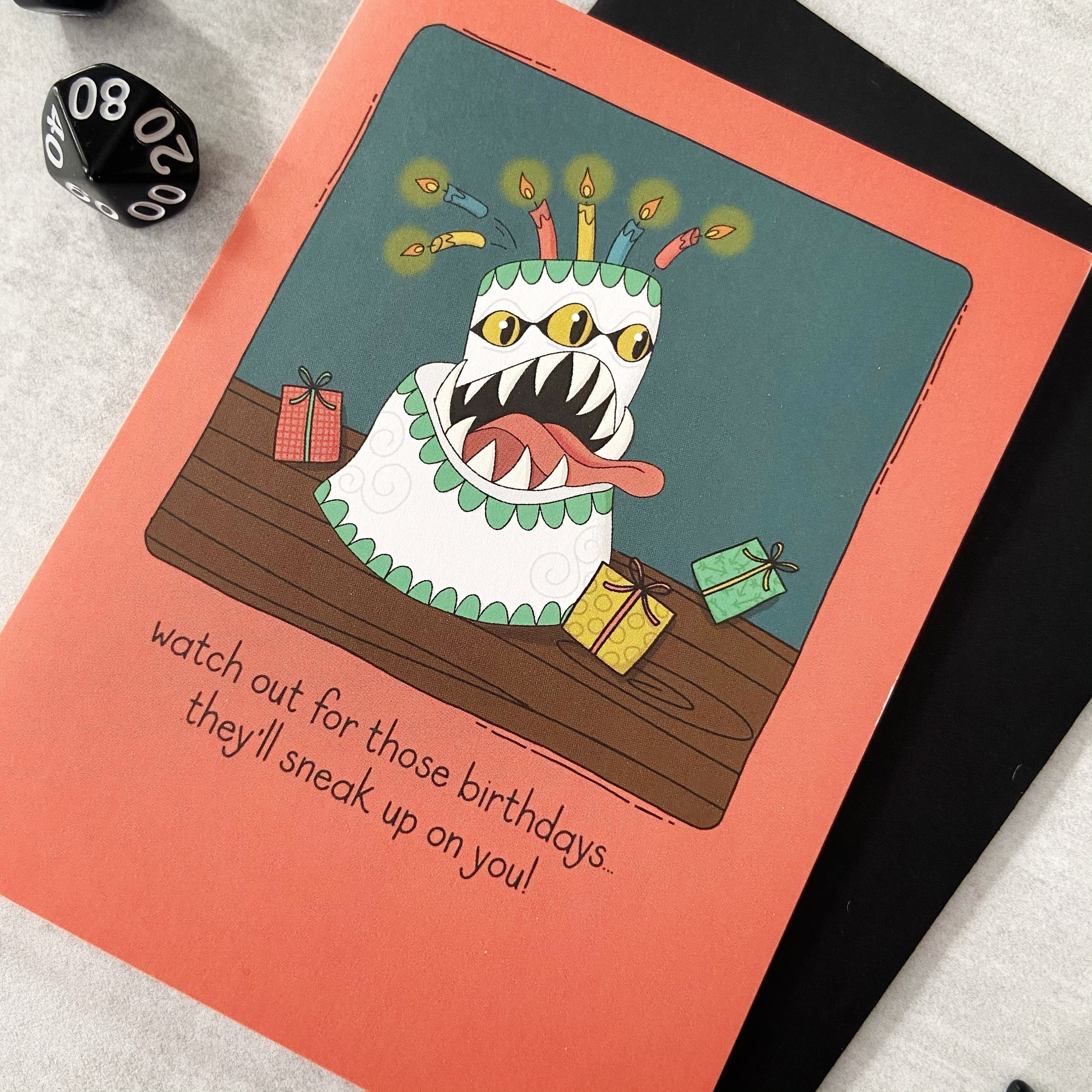Birthday Mimic D&D/RPG Birthday Card - Etsy