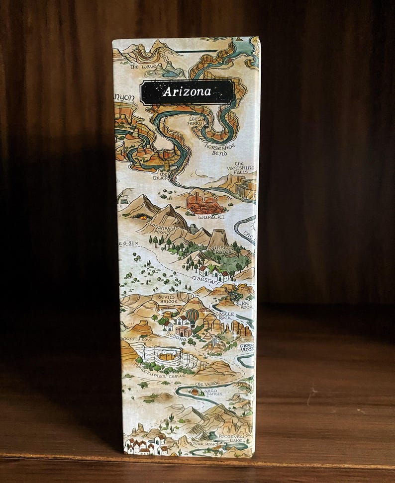 Arizona Fantasy Map Puzzle - 500 Piece Puzzle - Map Art, RPG Map ...