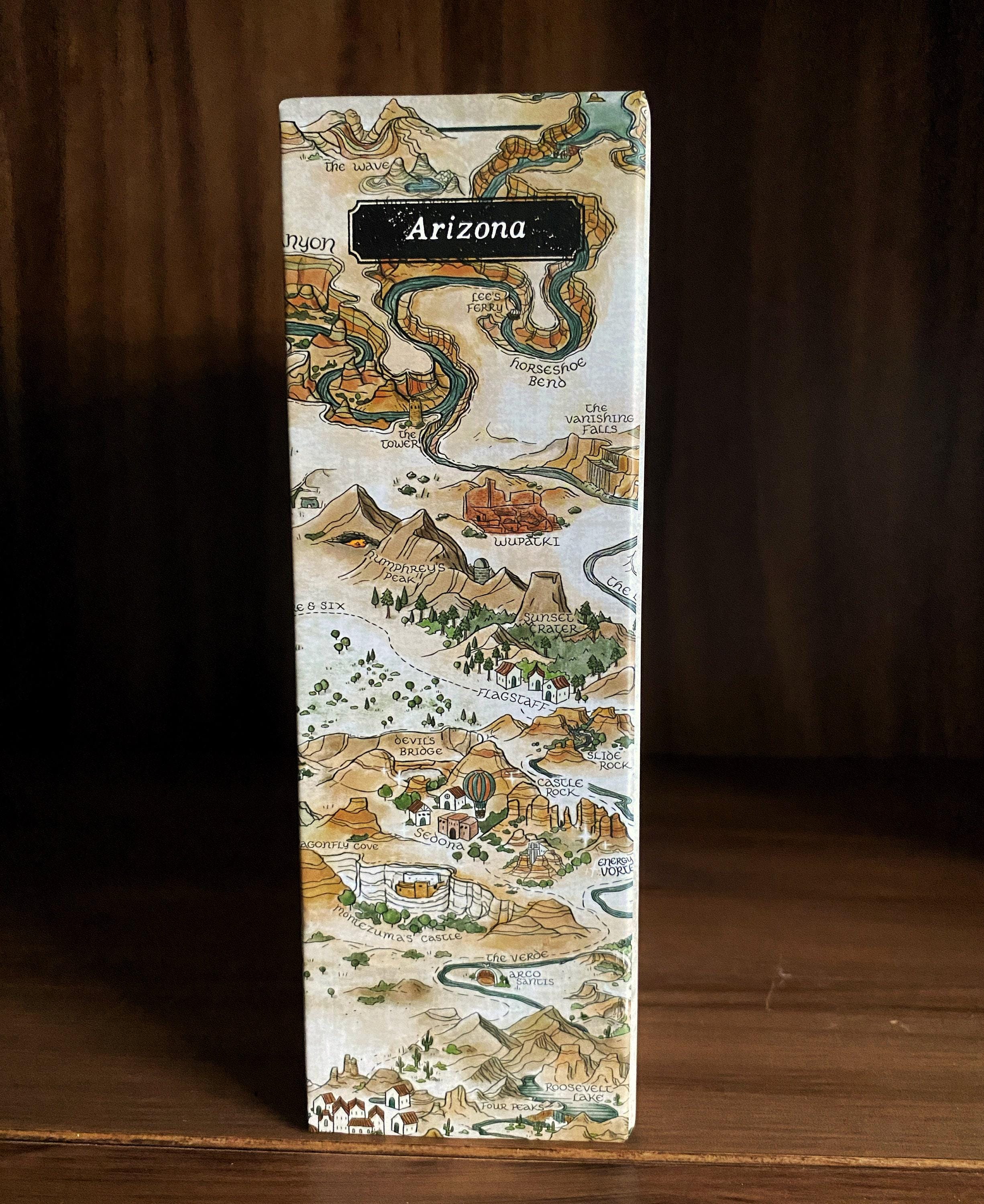 Arizona Fantasy Map Puzzle - 500 Piece Puzzle - Map Art, RPG Map ...