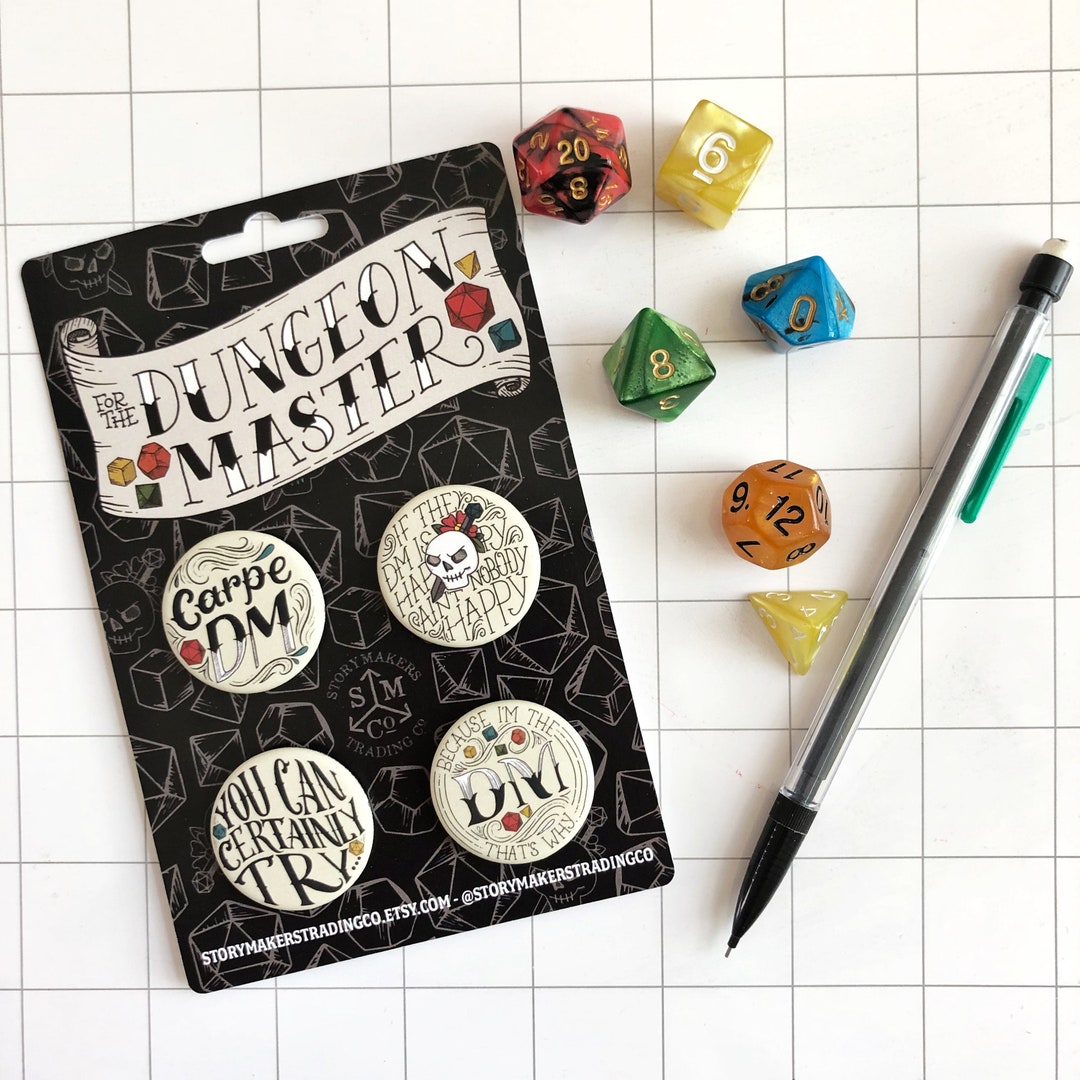 Dungeon Master Button Collection - Etsy