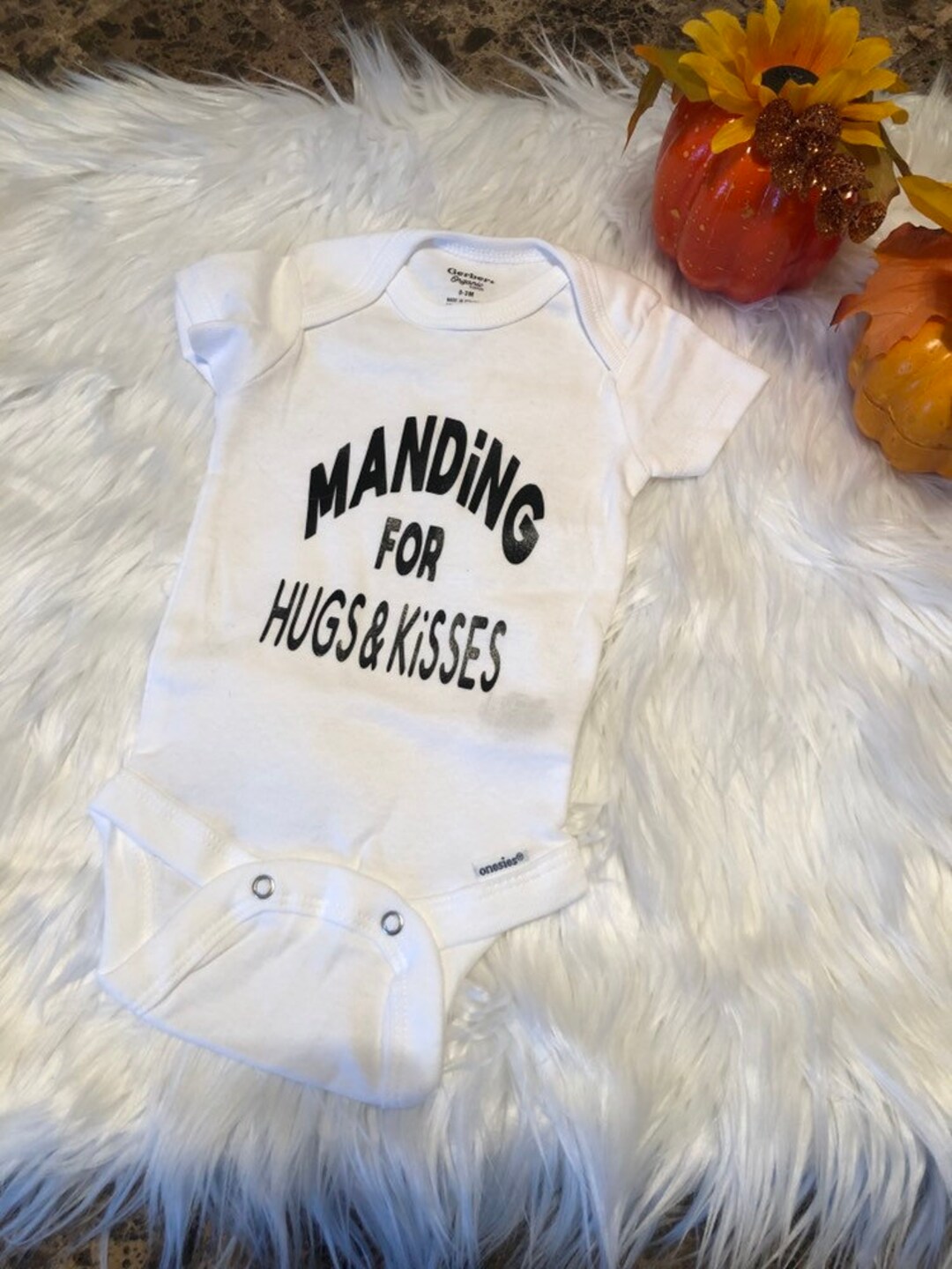 Baby Onesie, Speech Therapy Onesie, ABA Onesie, Manding for Hugs and ...