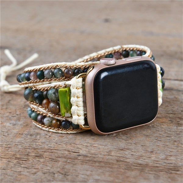 Beaded Watch Band - Etsy