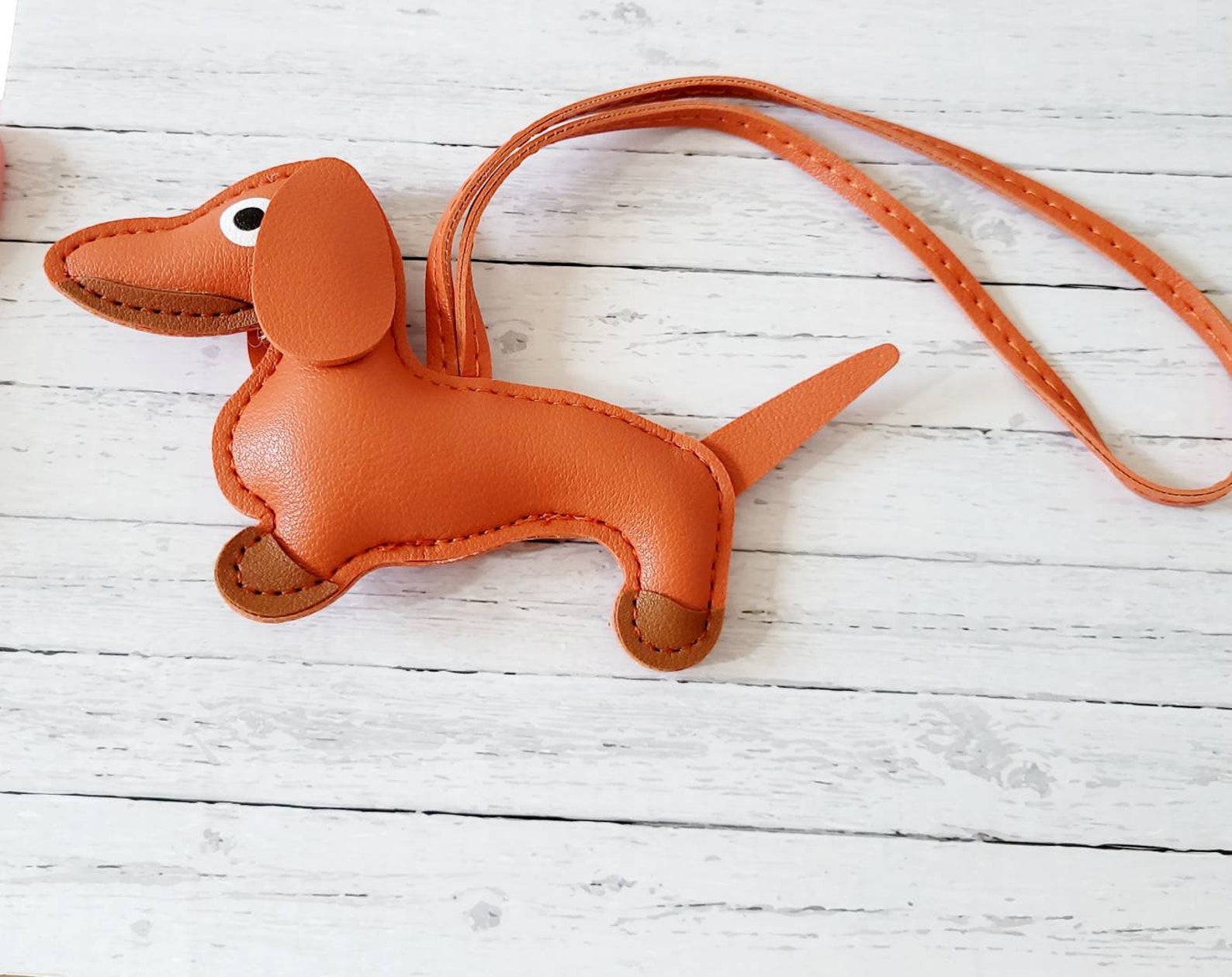 Puppy Dog Bag Charm in PU Leather - Etsy