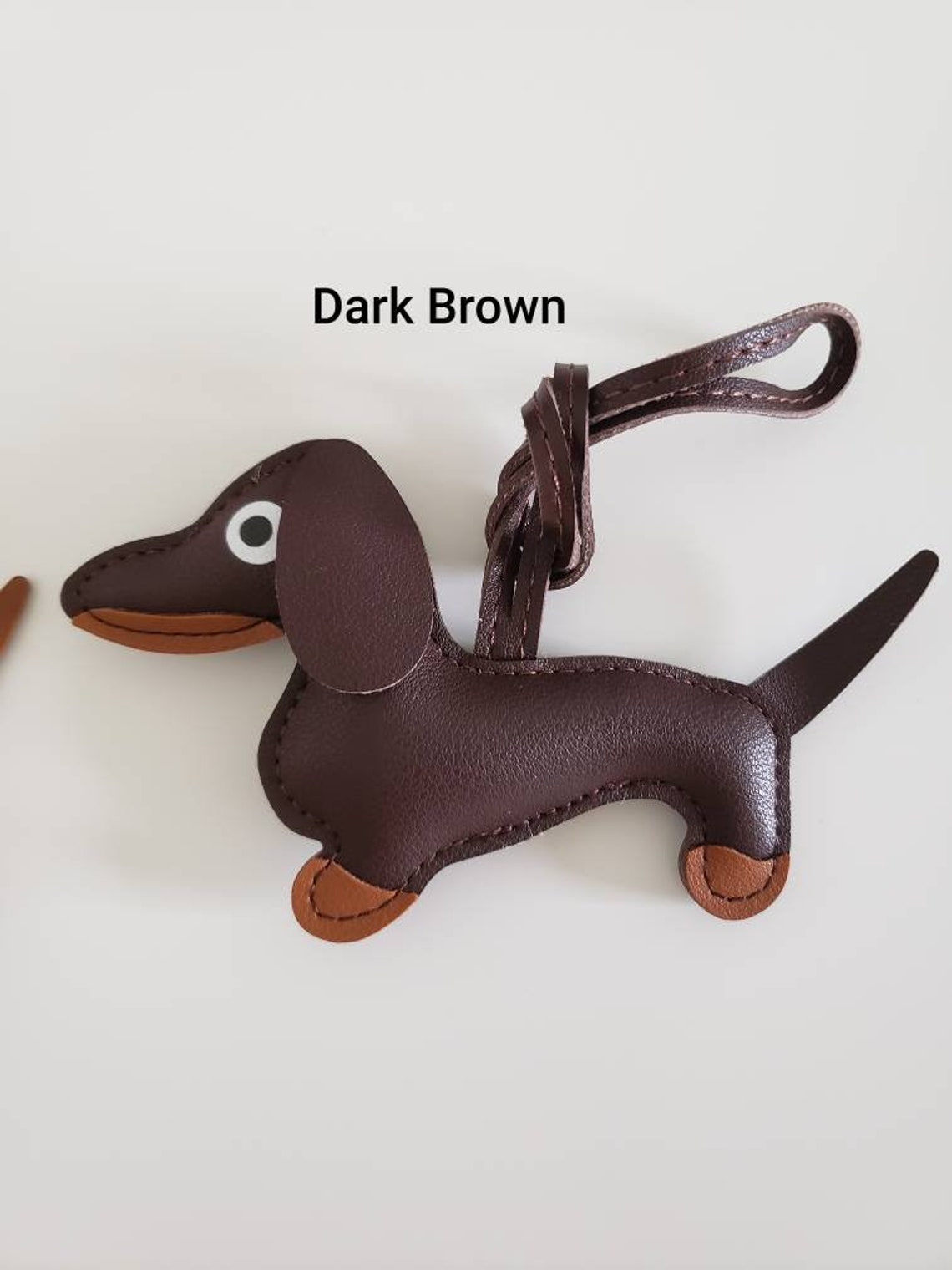 Puppy Dog Bag Charm in PU Leather | Etsy