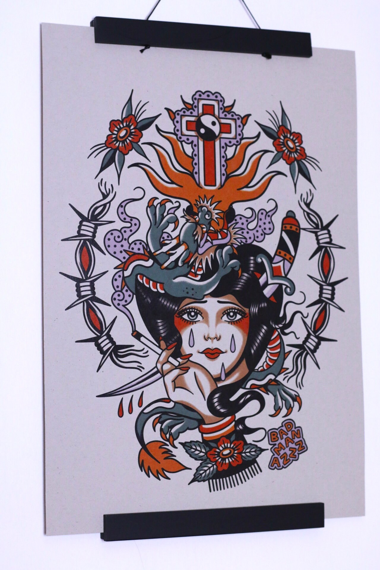 Tattoo Mash up A3/A4 Traditional Tattoo Flash Print - Etsy UK