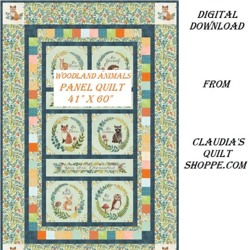 Baby Quilt Panel - Etsy