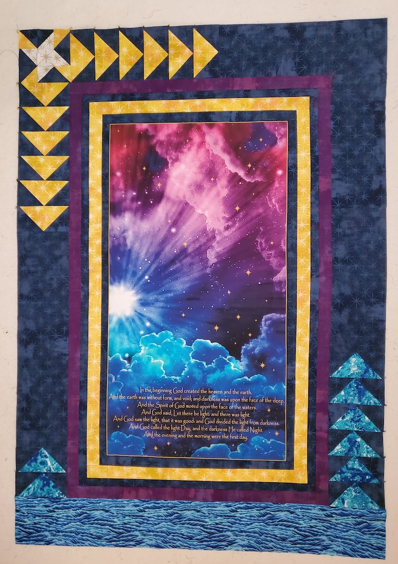 Genesis Panel Quilt Pattern Downloadable PDF - Etsy