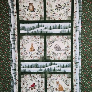 Woodland Animals II Panel Quilt Pattern Downloadable PDF - Etsy