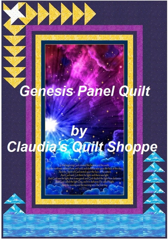 Genesis Panel Quilt Pattern Downloadable PDF | Etsy