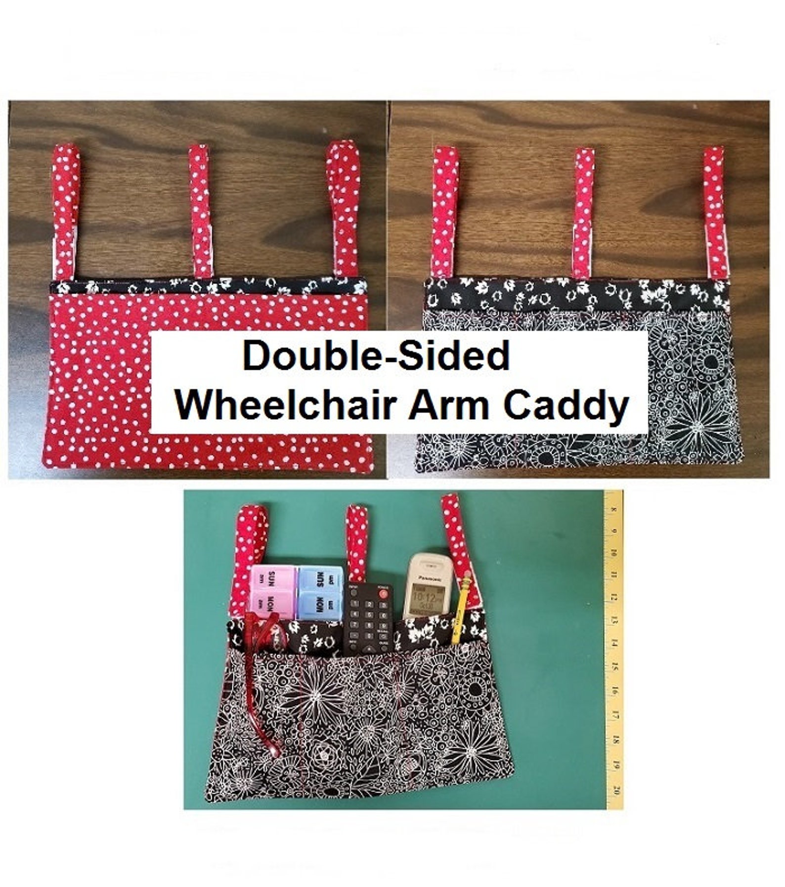 Double-sided Wheelchair Caddy Pattern - Etsy