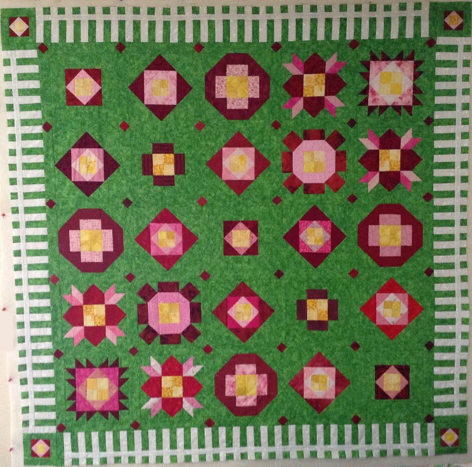 Roses Are Red Quilt Pattern Downloadable PDF - Etsy