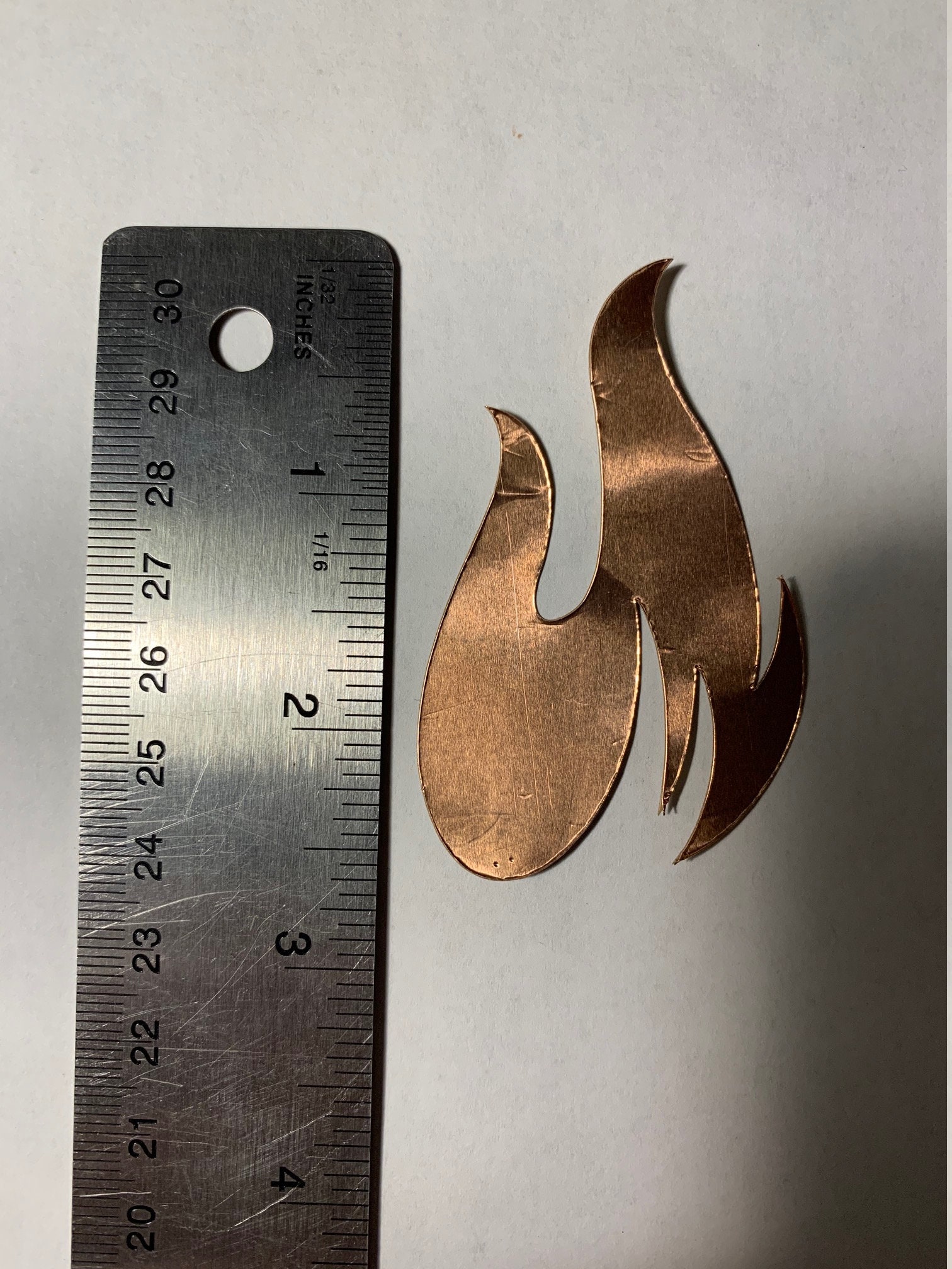 Flame Copper Foil Overlay adhésif dos pour vitraux - Etsy France