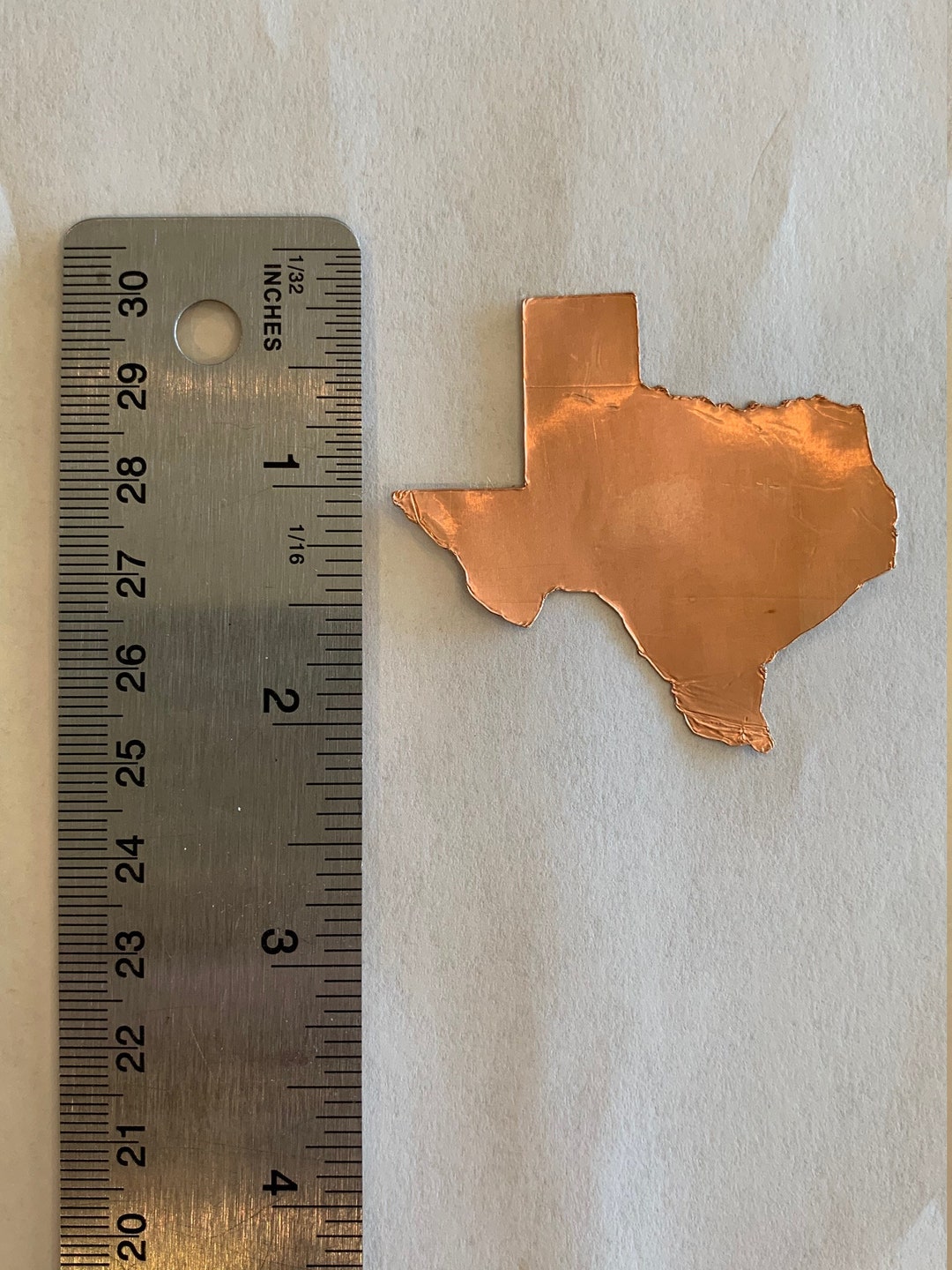Texas Copper Foil Overlay Adhesive Back for Stained Glass - Etsy
