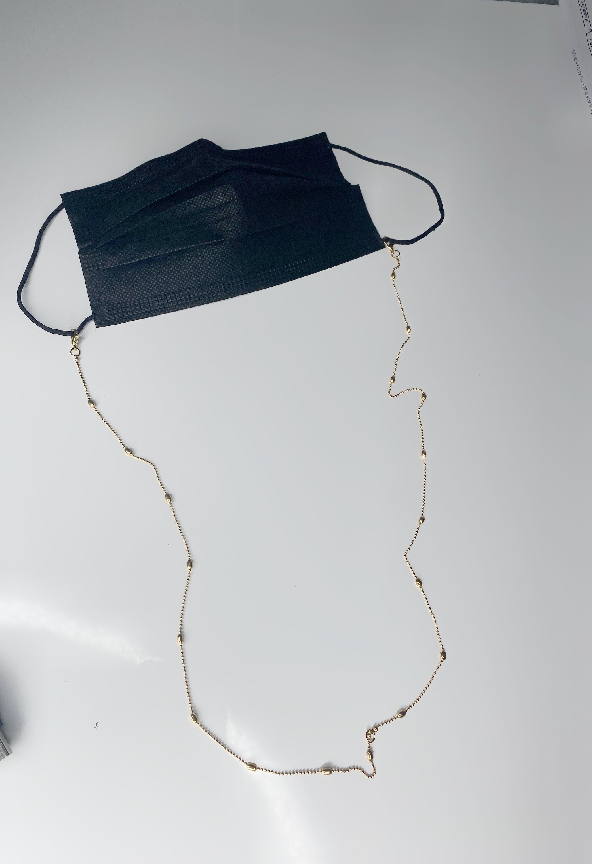 Mask Chain HolderMask LanyardMask ChainMask HolderGold | Etsy