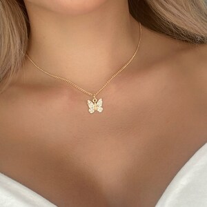 Butterfly Necklace,butterfly Choker,gold Butterfly Necklace,silver ...