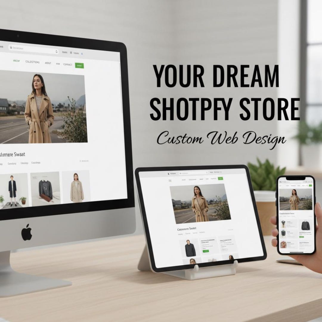 Custom Shopify Website Design: E-commerce Solutions - Etsy