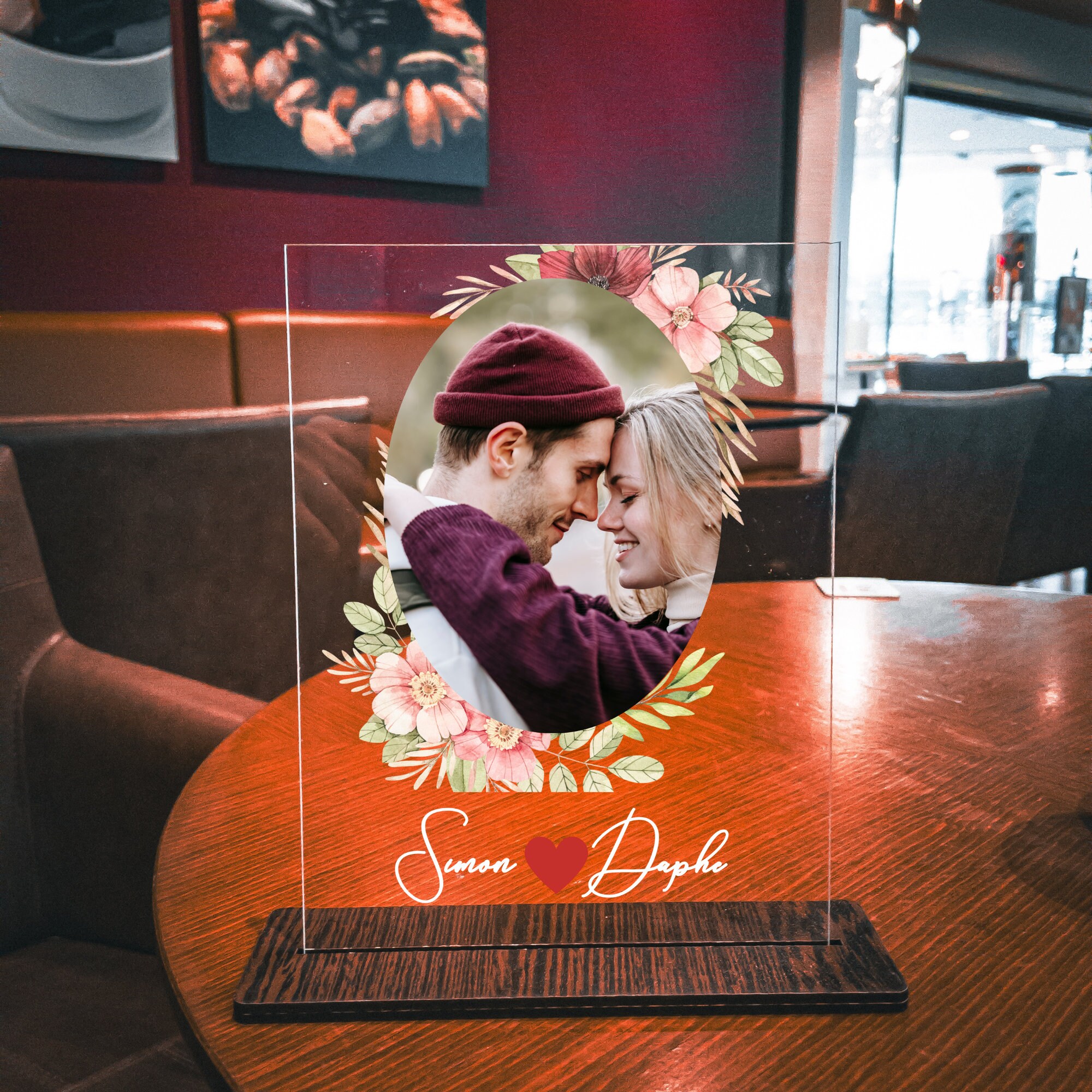 Personalized Couples Love Acrylic Photo With Stand Any Photo, Gift for ...