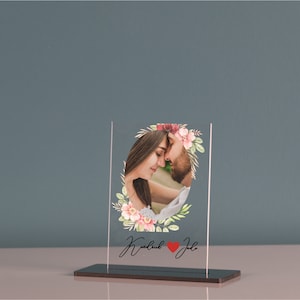 Personalized Couples Love Acrylic Photo With Stand Any Photo, Gift for ...