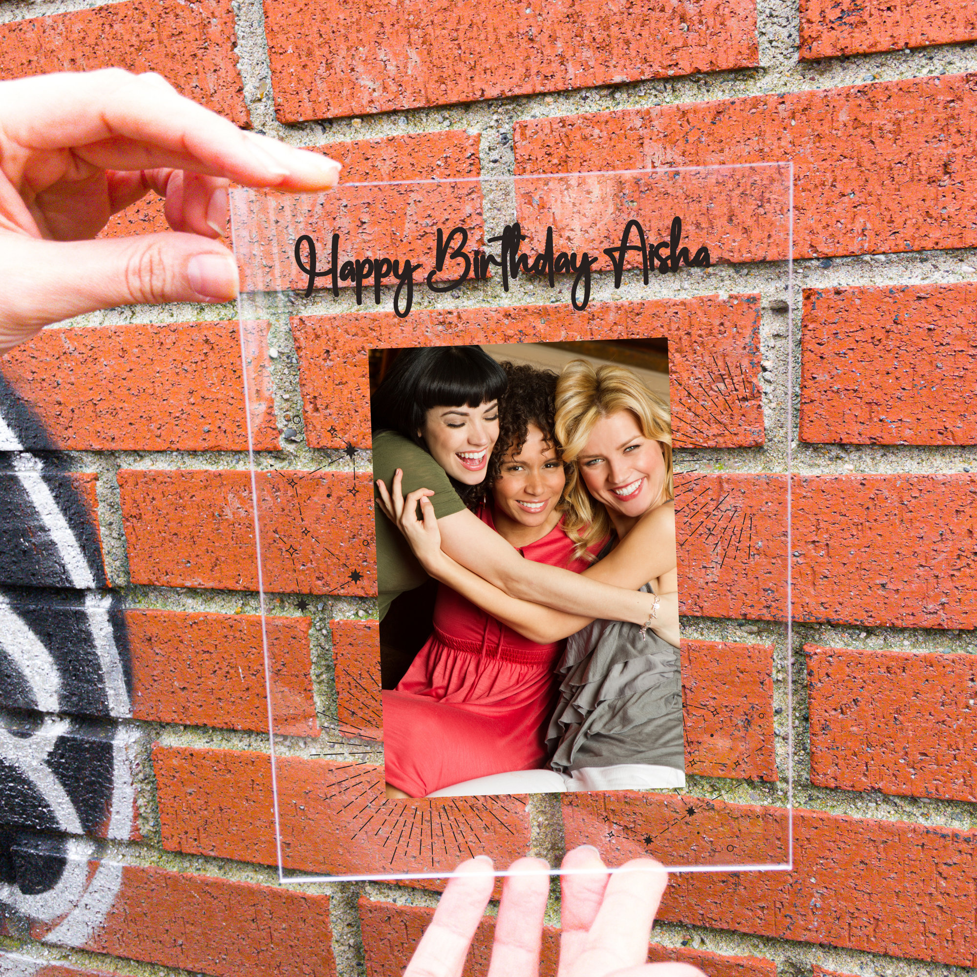 Personalized Best Friend Plaque, Any Photo, Printed Birthday Gift for ...