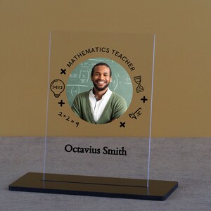 Personalized Math Teacher Gift, End-of-year Teacher Gift, Unique Math ...