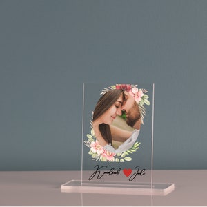 Personalized Couples Love Acrylic Photo With Stand Any Photo, Gift for ...