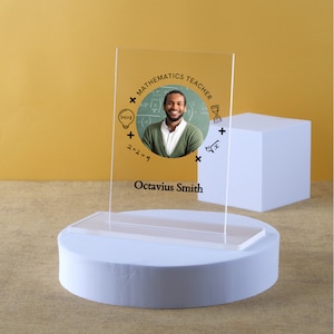 Personalized Math Teacher Gift, End-of-year Teacher Gift, Unique Math ...