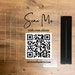 Custom Business QR Code Acrylic Stand Personalized UV Printed Sign for ...